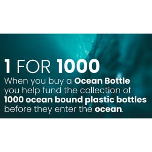 Ocean Bottle termoflaske med logo | Genbrugs stål og plast >>